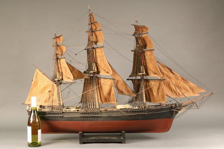 Antique Ship Model of a Clipper at 1stDibs