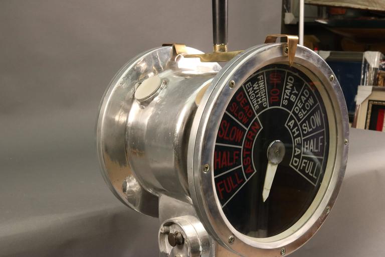 Engine Order Telegraph, Aluminum For Sale at 1stDibs | engine order ...