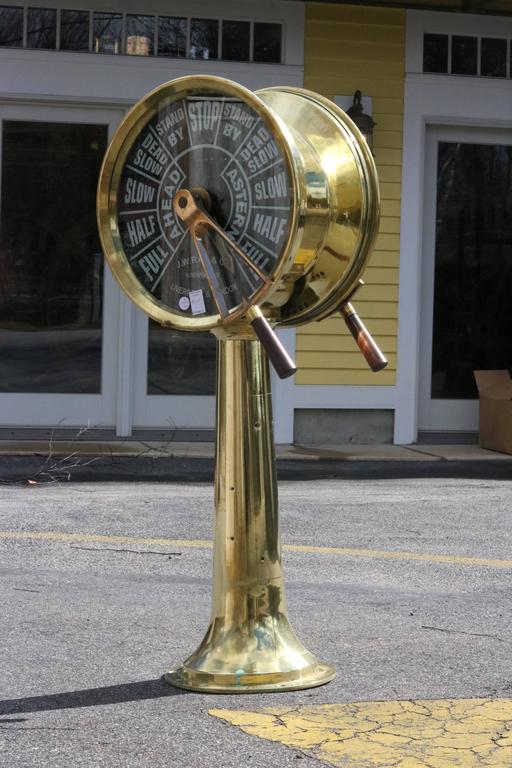 Engine Room Telegraph by JW Ray For Sale at 1stDibs