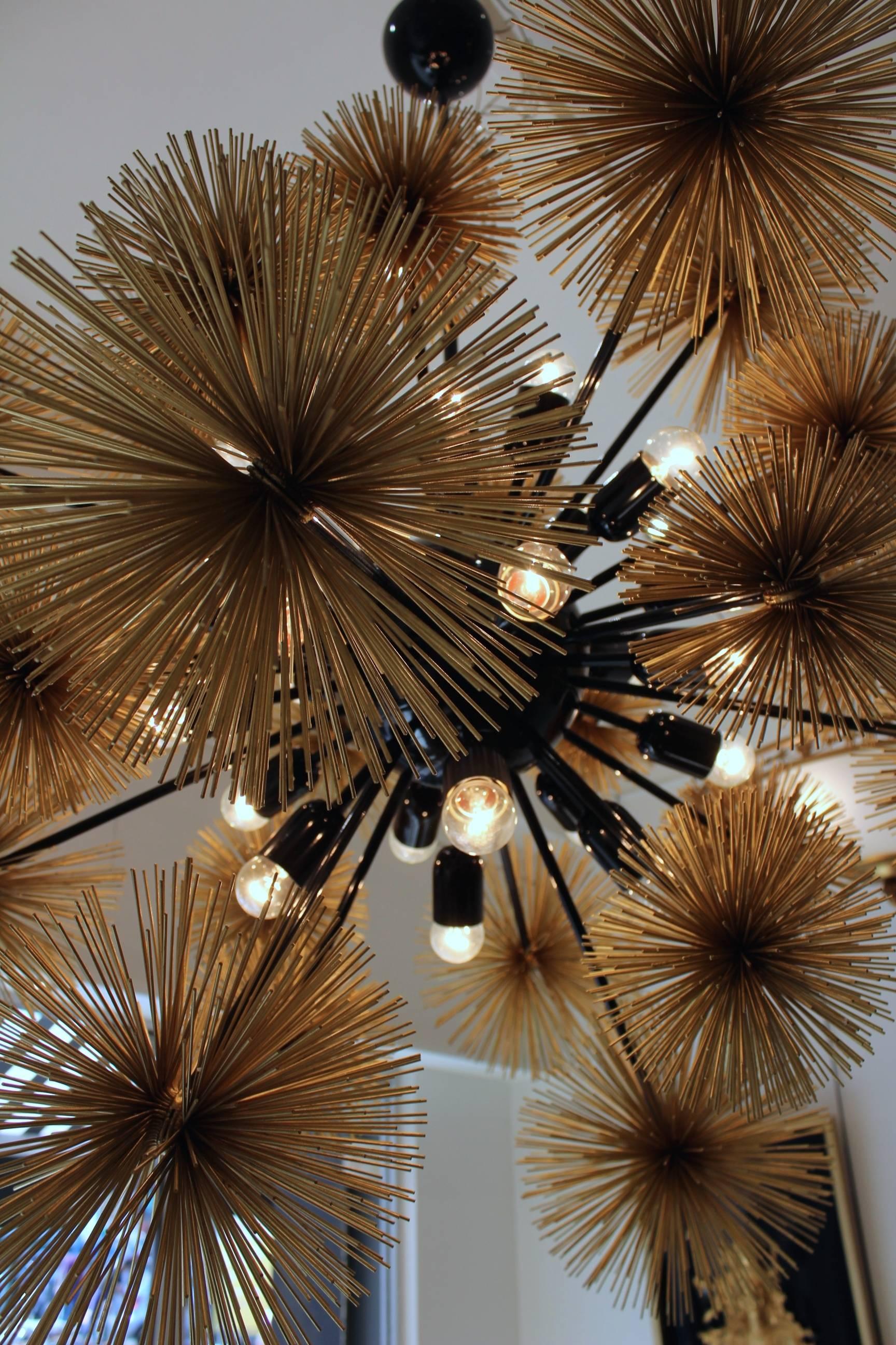 Beautiful and Unusual Sputnik Chandelier at 1stDibs