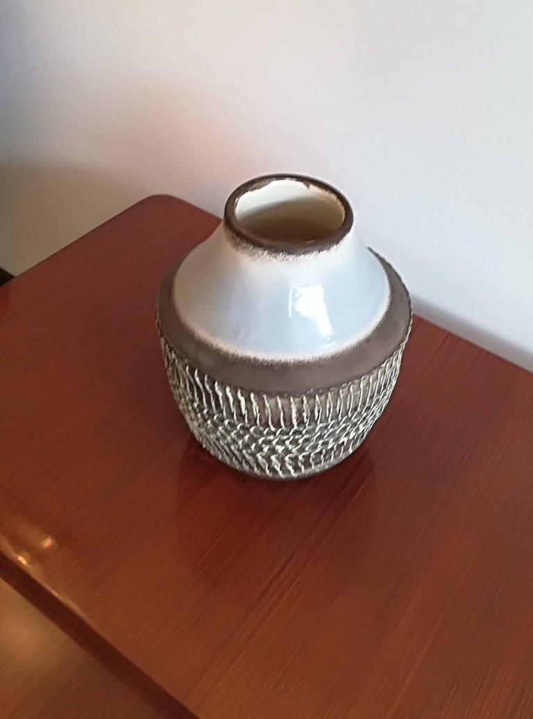 Jean Besnard Art Deco Ceramic Vase, circa 1930 at 1stDibs