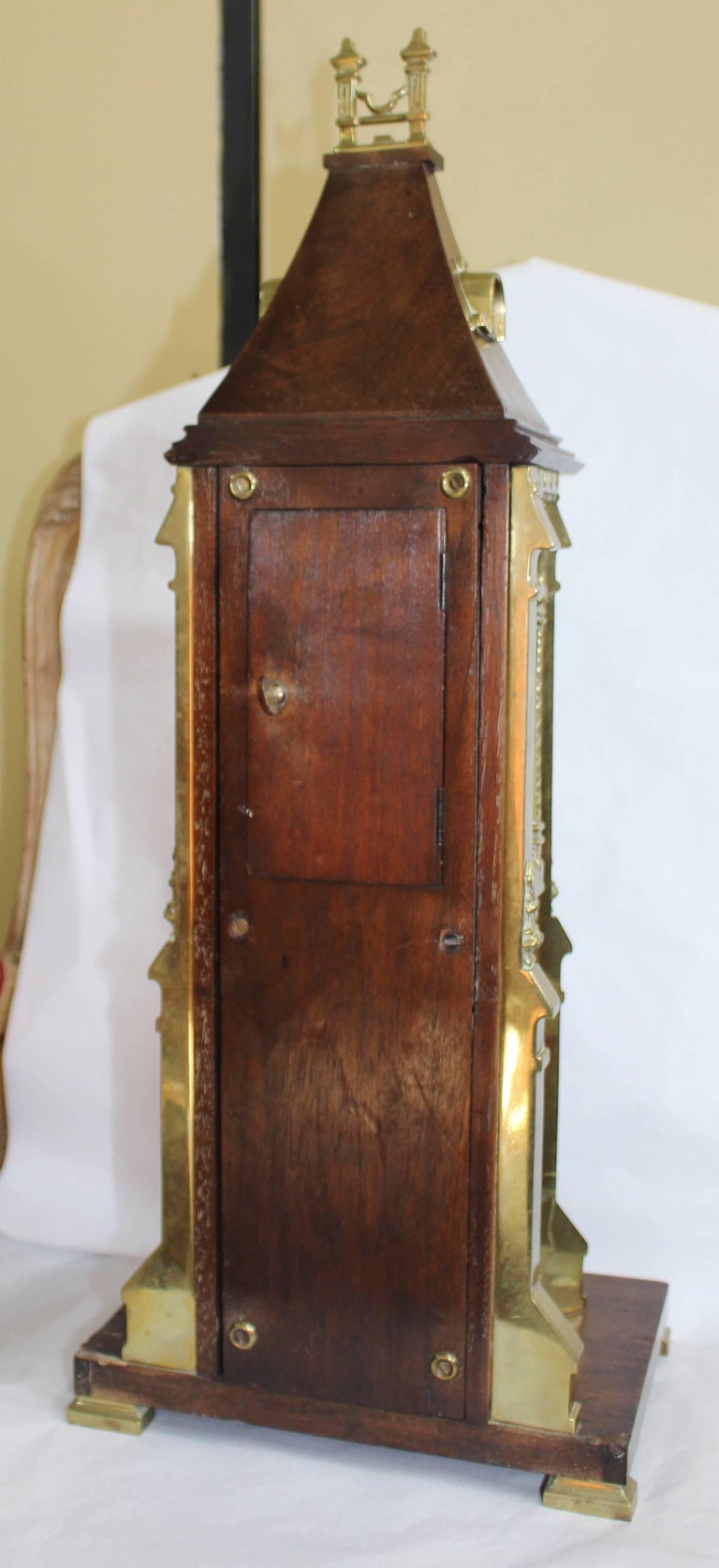 19th Century Arts and Crafts Church Style Clock Dated 1886 at 1stDibs