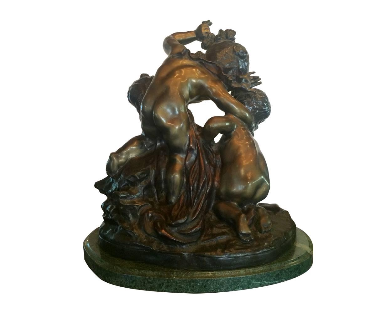 Signed Bronze with Playful Children at 1stDibs