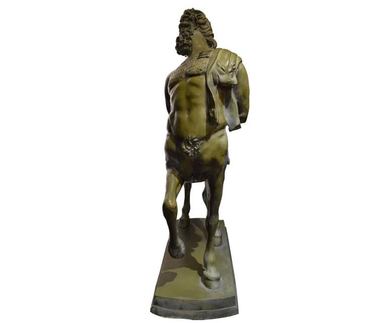 Life-Size Patinated Bronze “Old” Centaur at 1stDibs