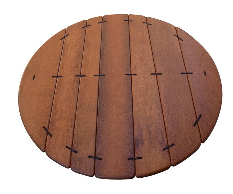 Pacific Green Round Dining Table with Five Matching Chairs at 1stDibs ...