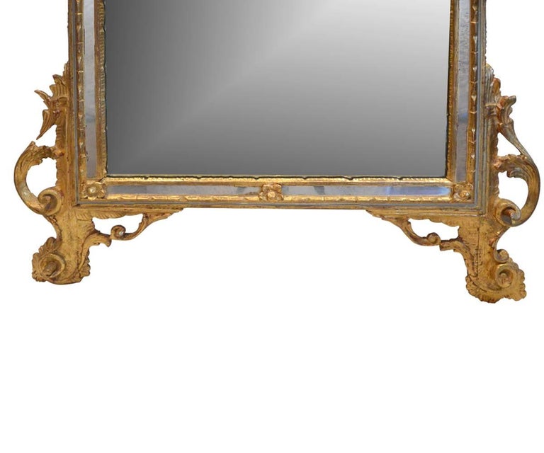 Gilt Louis XV Style Mirror For Sale at 1stDibs
