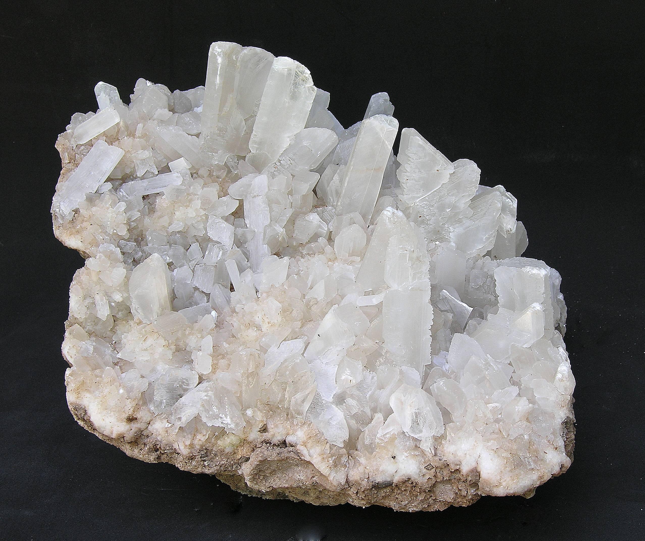 Decorated Selenite Cluster or Art Accessory at 1stDibs