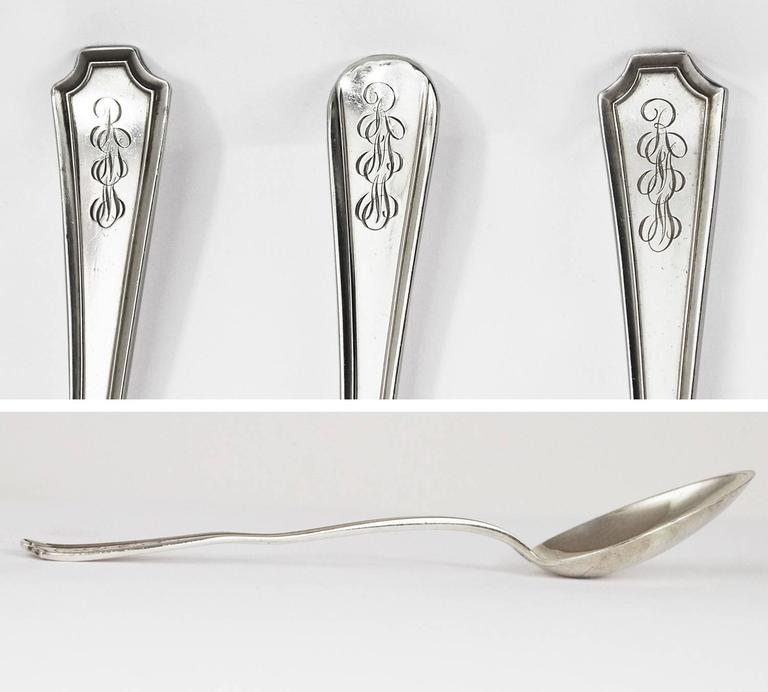 Gorham Sterling Silver Vintage Flatware Fairfax Pattern, circa 1934 at ...