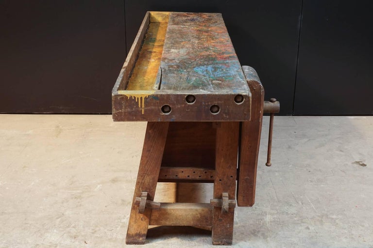 Primitive Work Bench from France, circa 1940 at 1stDibs
