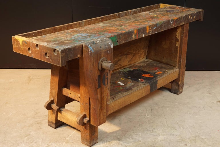 Primitive Work Bench from France, circa 1940 at 1stDibs