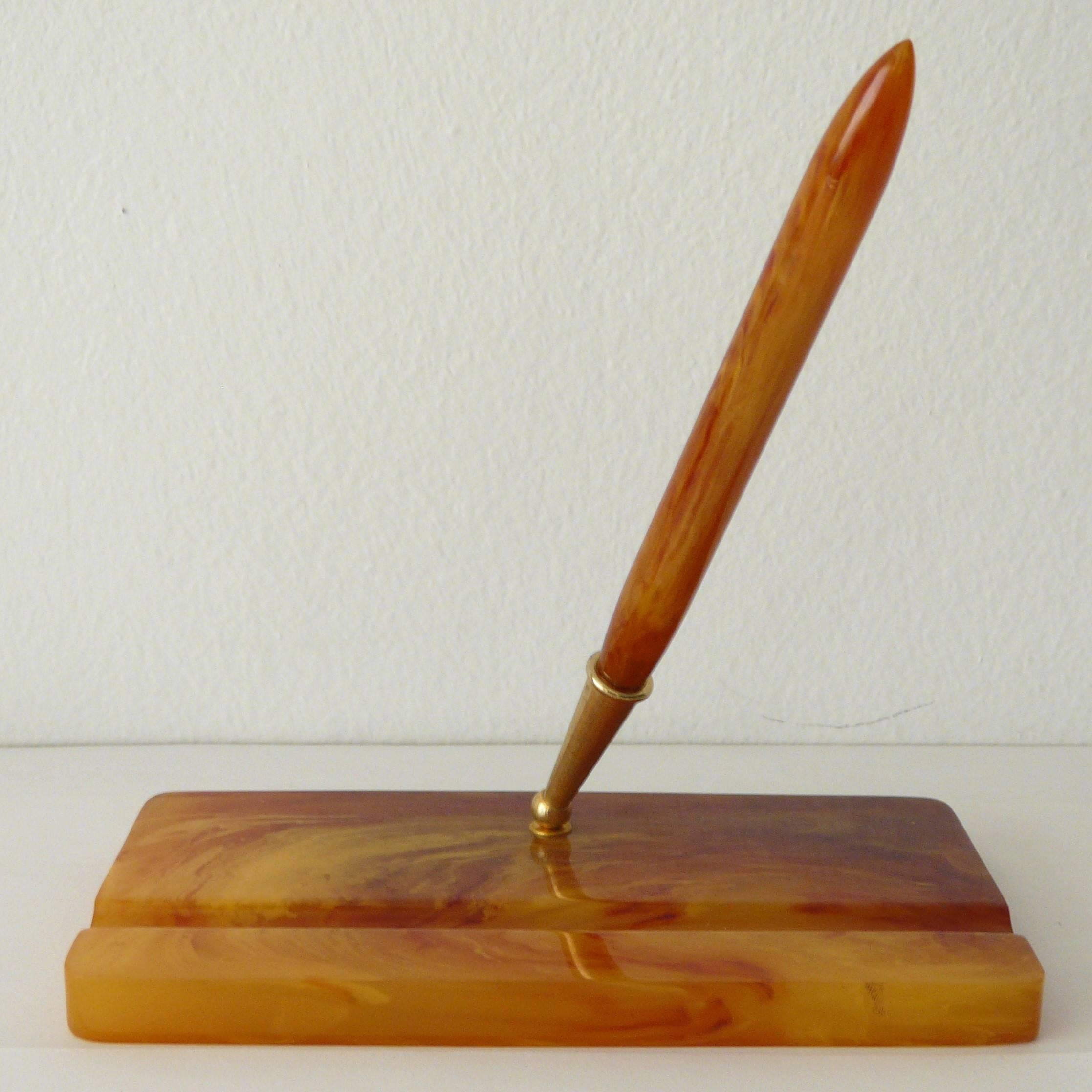 Italian Bakelite Desk Set at 1stDibs