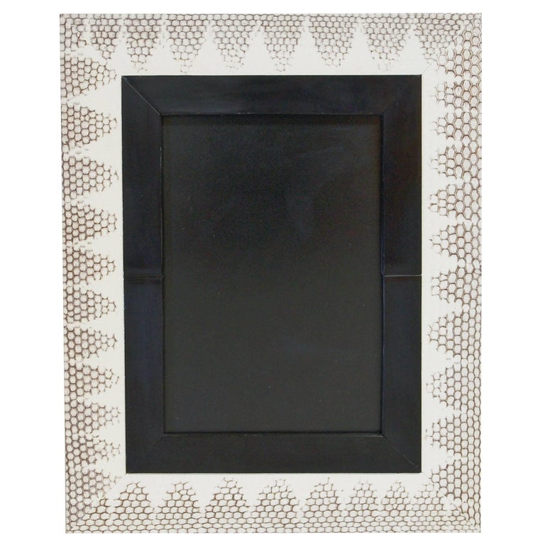 Snake Skin and Horn Photo Frame at 1stDibs
