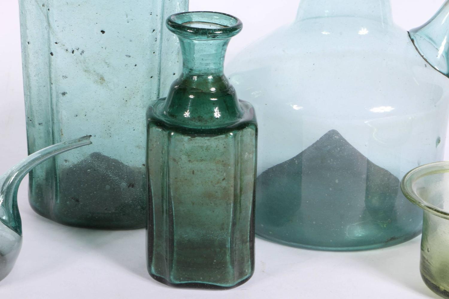 Collection of Seven European 16th-17th Century Glass Vessels For Sale ...