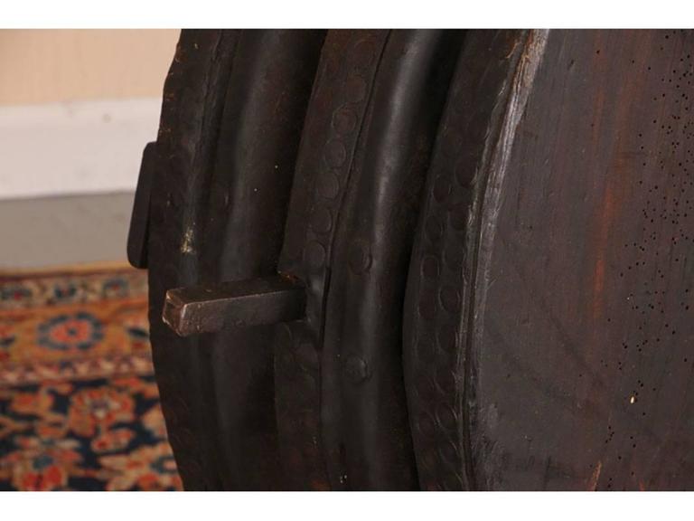 Large Antique English Blacksmith Forge Bellows For Sale at 1stDibs