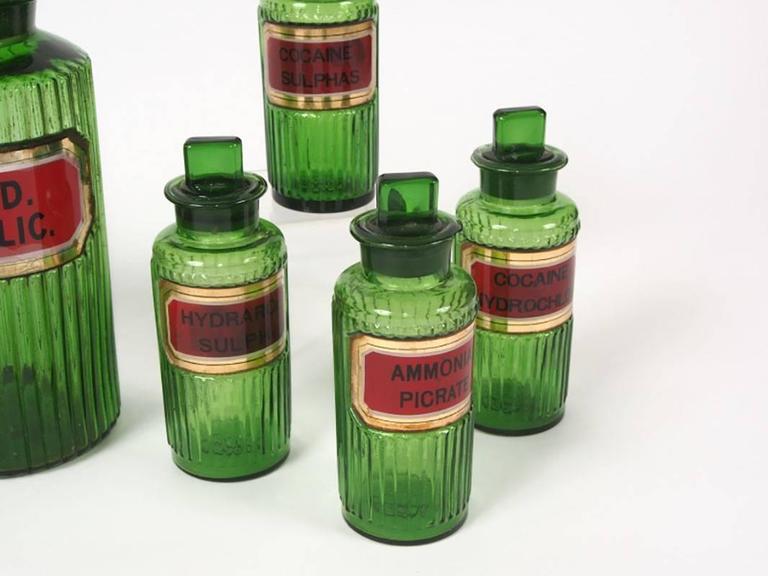 Ten-Piece Antique Apothecary Set For Sale at 1stDibs