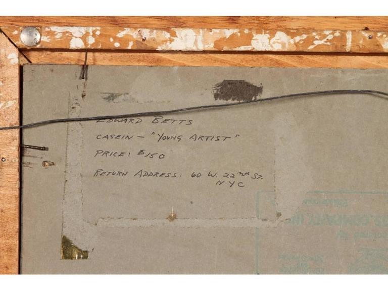 Edward Betts "Young Artist" Watercolor on Board at 1stDibs