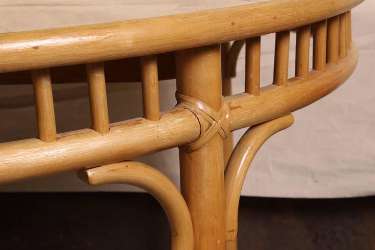 Rattan Table and Chair Set by Willow and Reed For Sale at 1stDibs