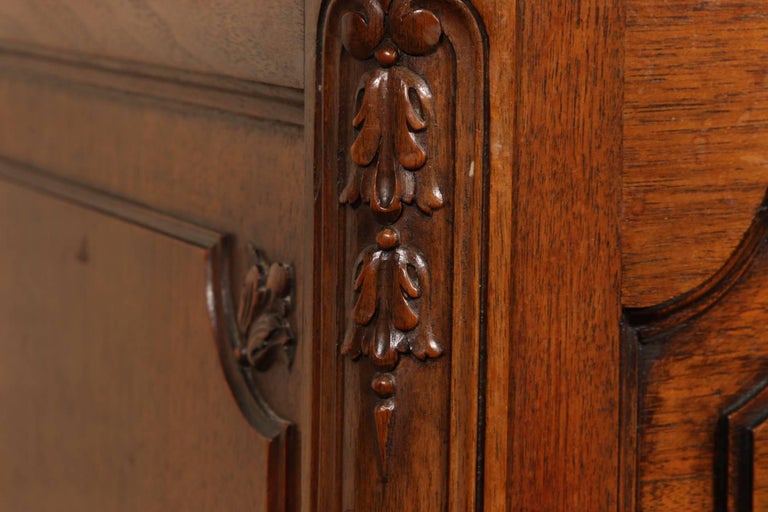 Antique French Walnut Rococo Style Bar Cabinet at 1stDibs