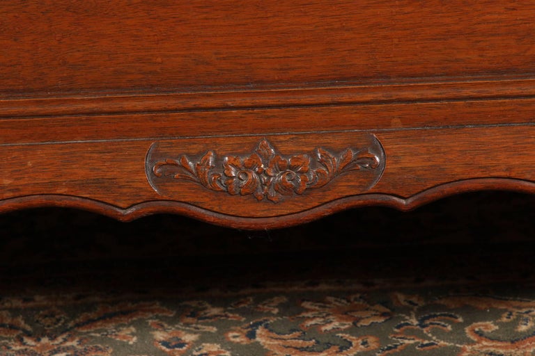Antique French Walnut Rococo Style Bar Cabinet at 1stDibs