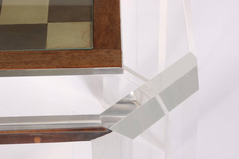 Midcentury Lucite Games Table at 1stDibs