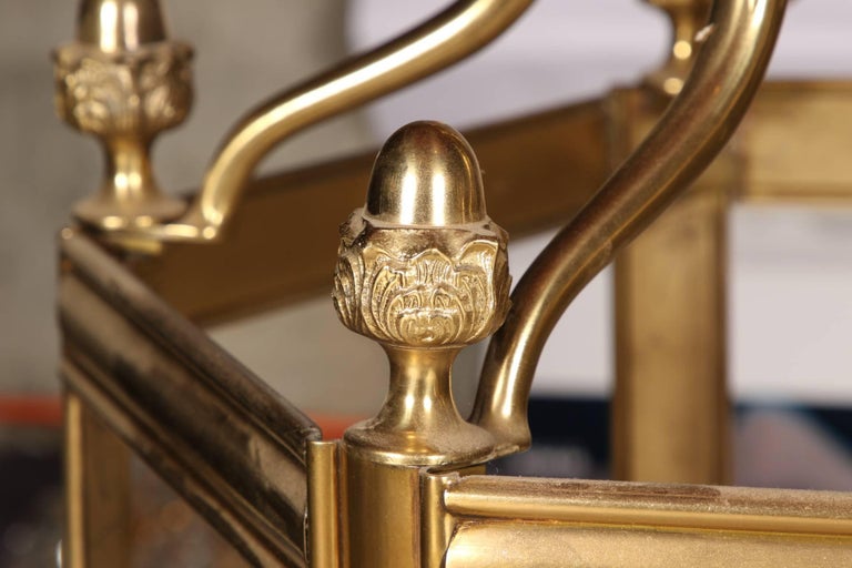 Heavy Solid Brass Baldwin Hexagonal Lantern Fixture at 1stDibs