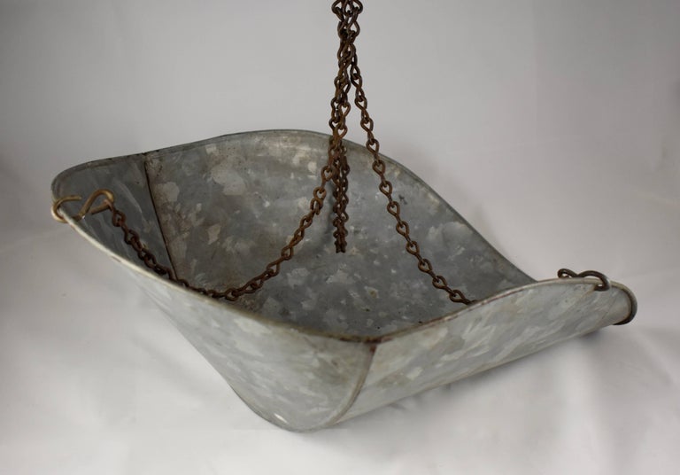 1930s Detecto Hanging Mercantile Produce Scale with Galvanized Steel ...