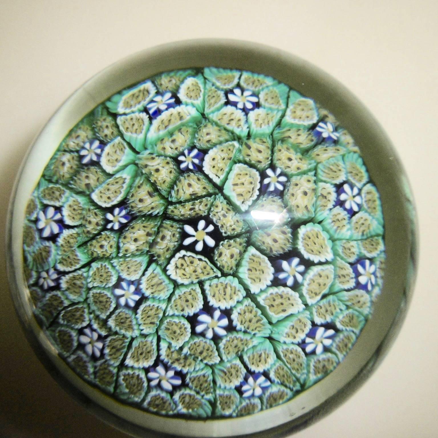 Old Murano Paperweight Millefiori For Sale at 1stDibs
