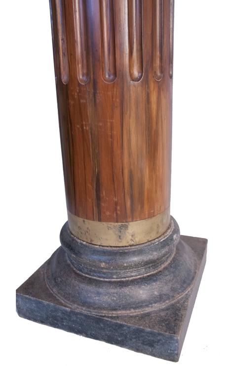 Pair of British Colonial Teak Wood Columns at 1stDibs