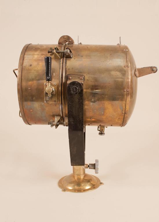Nautical Brass Ship's Signaling Lantern at 1stDibs