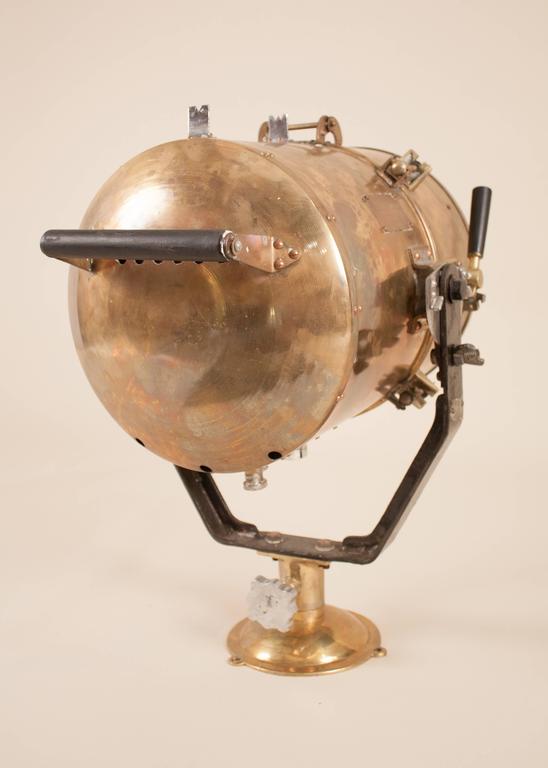 Nautical Brass Ship's Signaling Lantern at 1stDibs