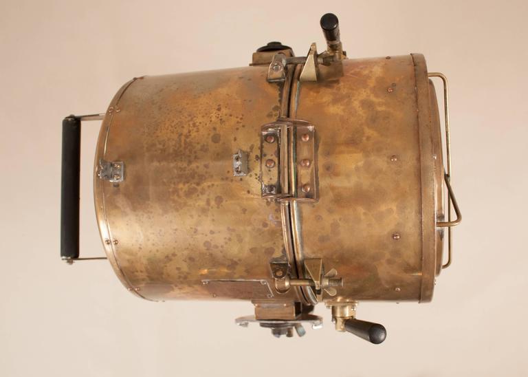 Nautical Brass Ship's Signaling Lantern at 1stDibs