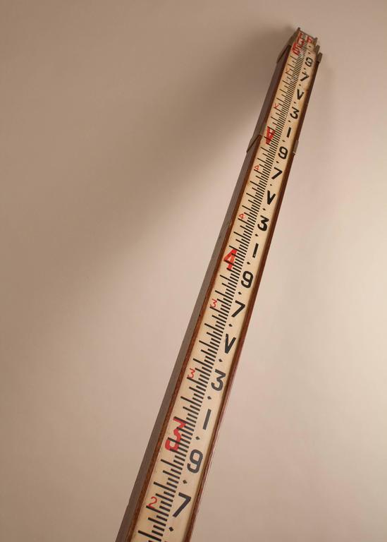 Vintage Surveyors Staff in Mahogany and Brass at 1stDibs | surveyor ...