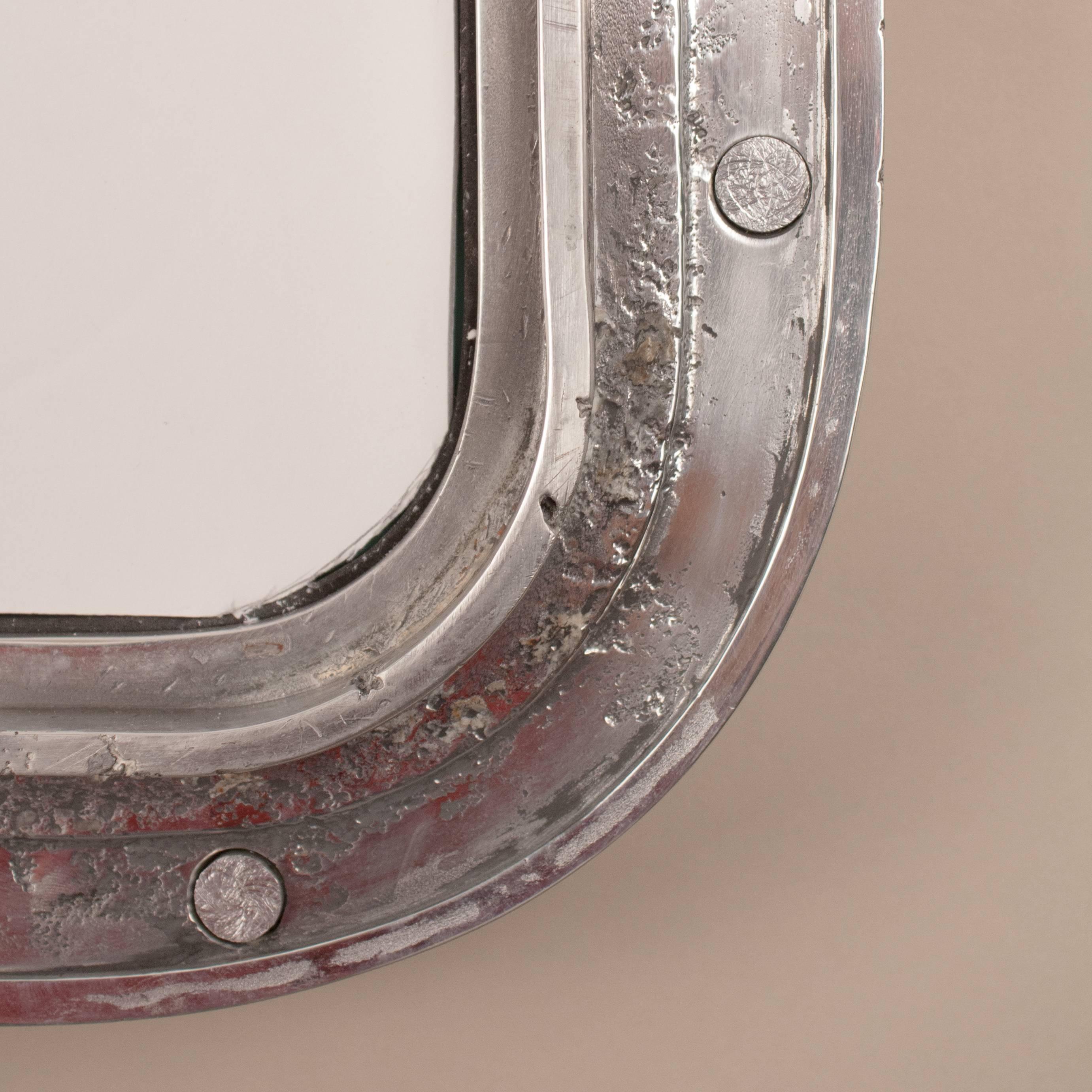 Mid-Century Aluminum Nautical Ship's Window Mirror at 1stDibs | ship ...