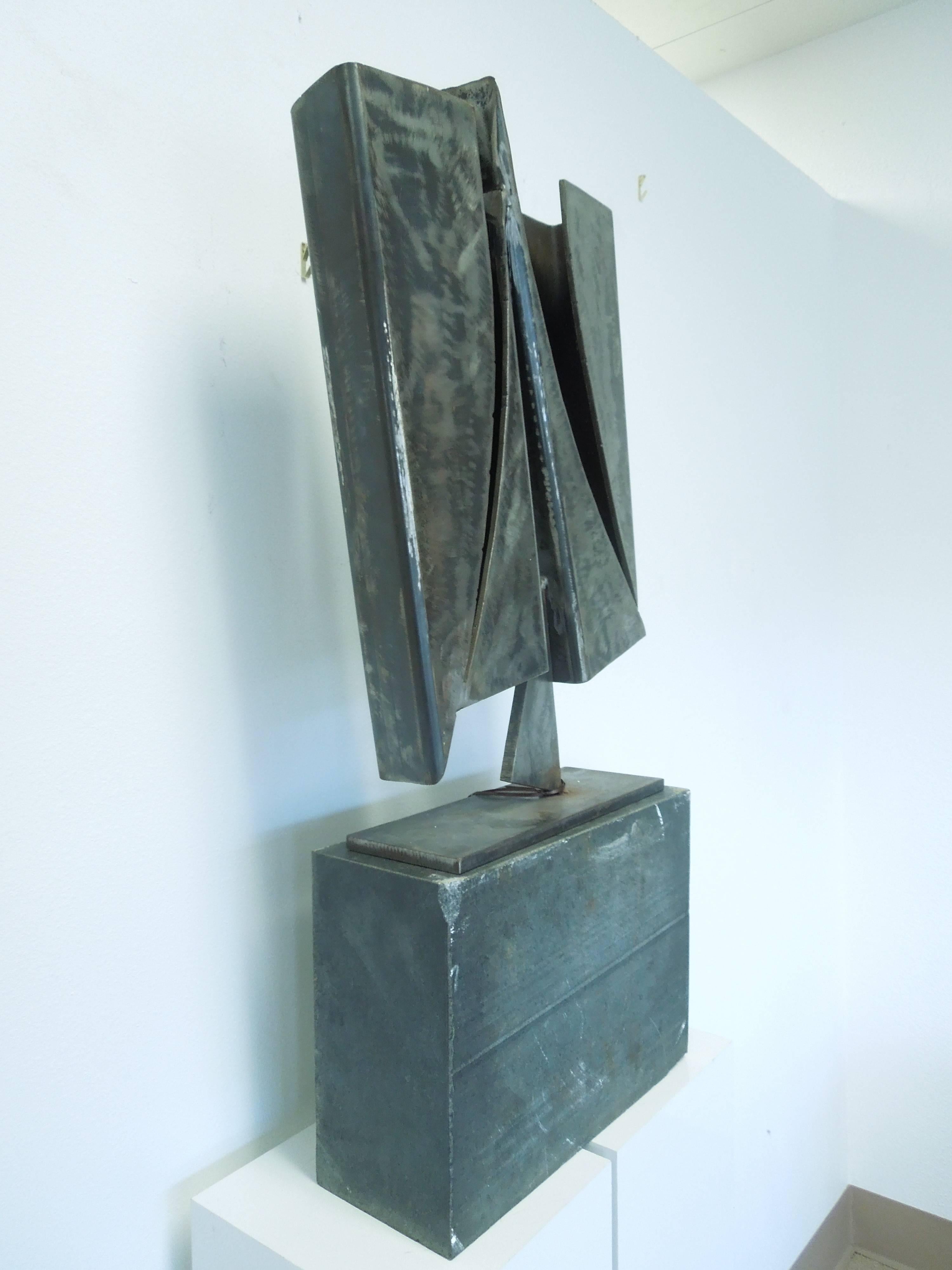 20th Century Modern Art Steel Sculpture For Sale at 1stDibs