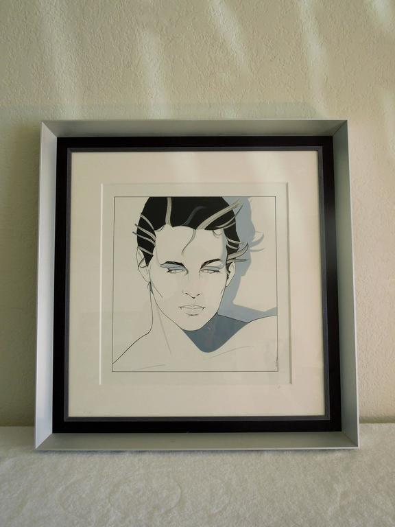 Original Important 1980s Patrick Nagel Iconic Acrylic on Board Painting ...