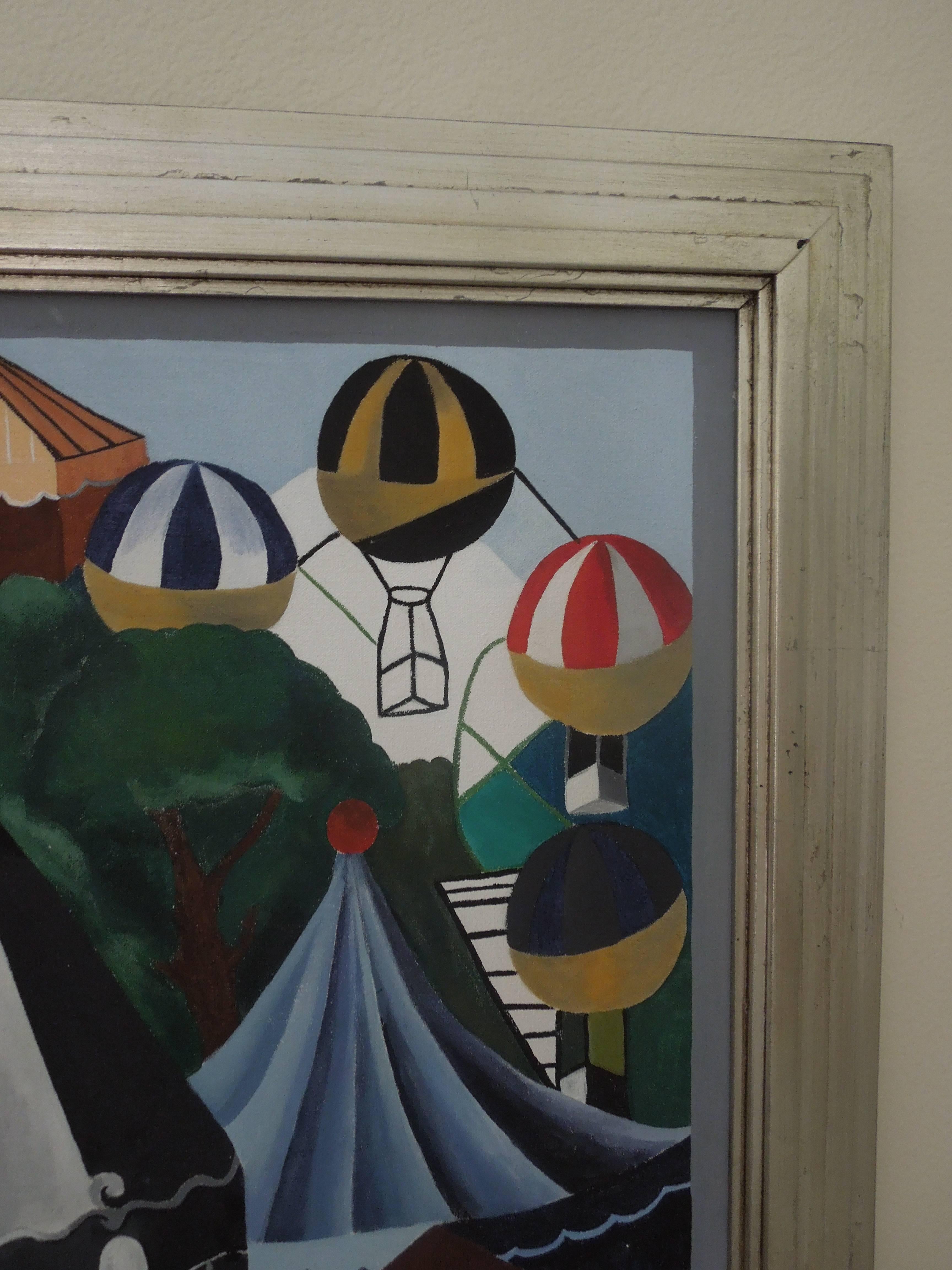 80s Modern Art Original Painting from the Jay Spectre Collection For ...
