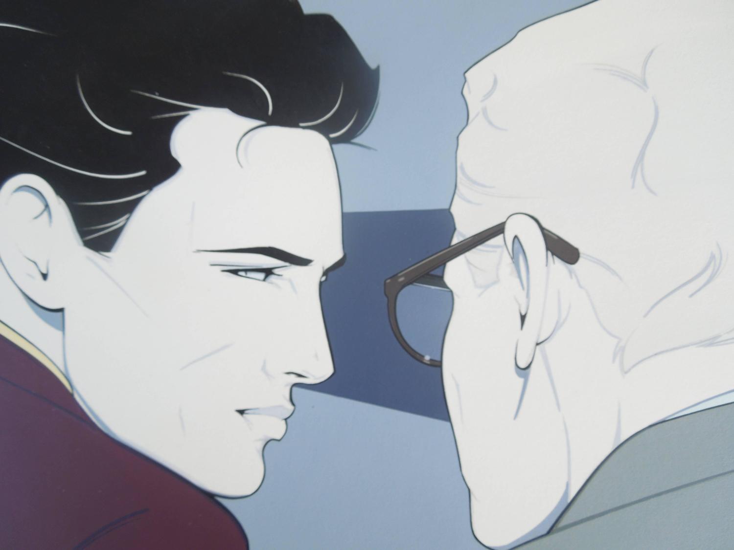 Important Patrick Nagel Unique Acrylic on Board Painting, 1980s For ...