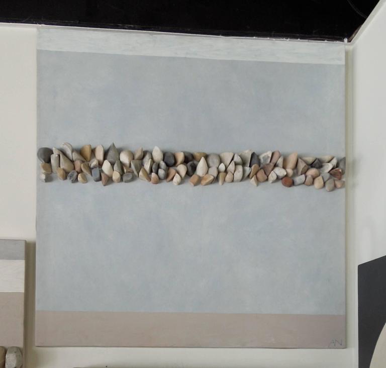 1981 Andy Nelson Original Dimensional Wood and Acrylic on Canvas at 1stDibs
