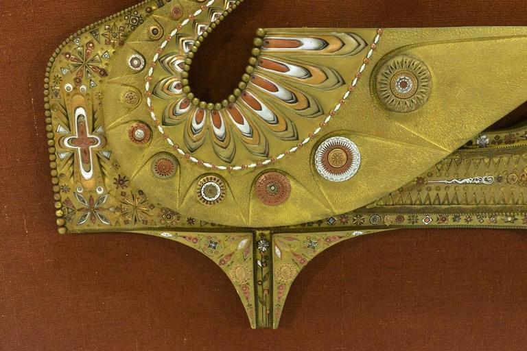 Giovanni Schoeman Peacock Wall Sculpture at 1stDibs