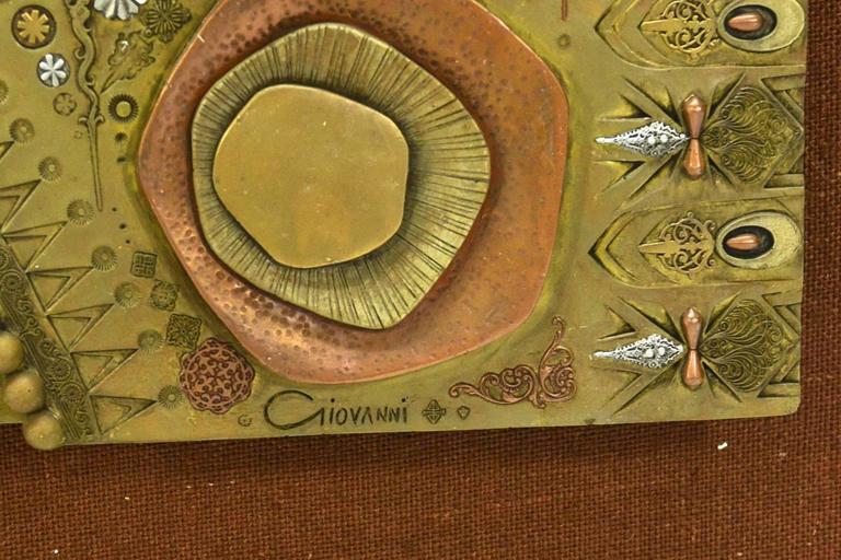 Giovanni Schoeman Peacock Wall Sculpture at 1stDibs