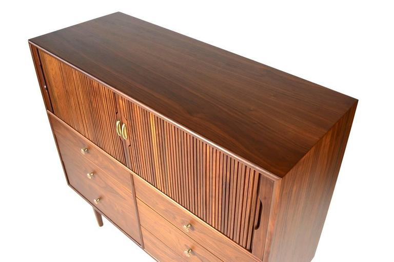 Drexel Declaration Tambour Highboy Dresser at 1stDibs