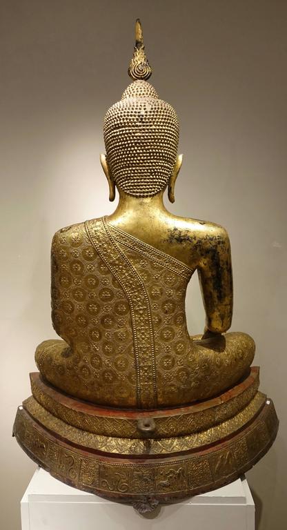 Impressive Bronze Buddha Statue in Rattanakosin Style, Late 19th ...