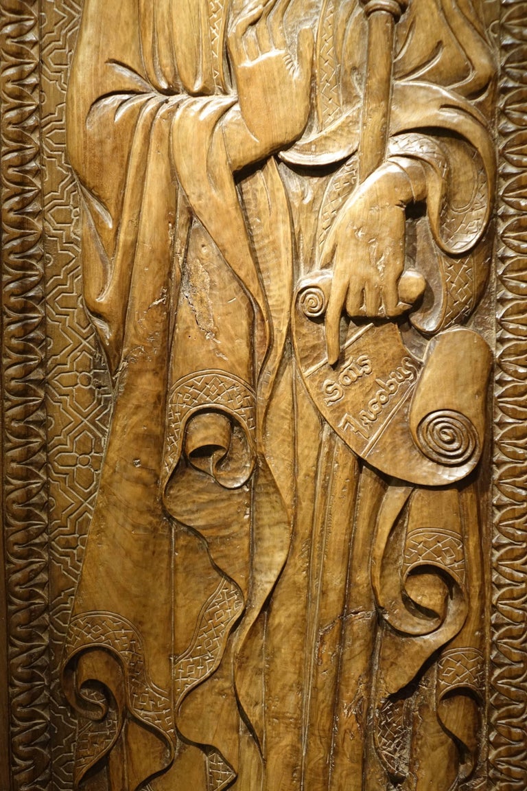 Bas Relief in Walnut Wood Representing Saint James, Venice, circa 1550 ...