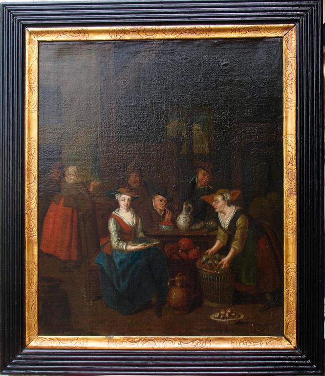 Pair of Paintings, Flemish Artist, 18th Century at 1stDibs