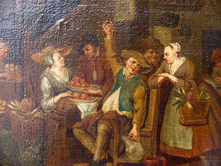 Pair of Paintings, Flemish Artist, 18th Century at 1stDibs