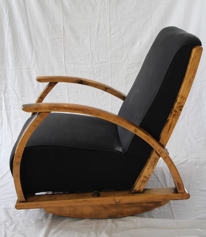 Art Deco Rocking Chair at 1stDibs | art deco rocking chairs, art ...