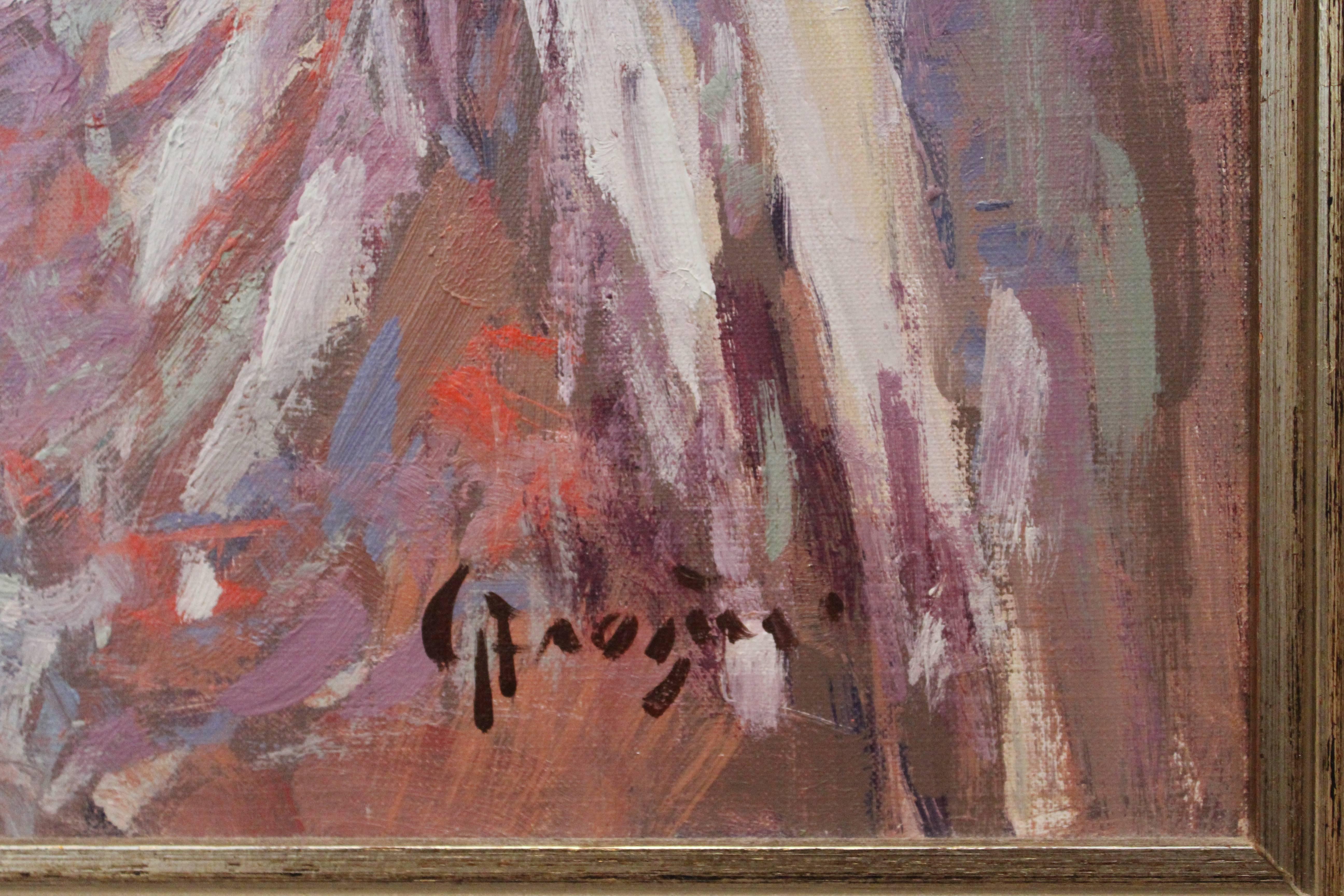 C James Frazier O/C "Cascades of Color" Large Oil Painting at 1stDibs ...