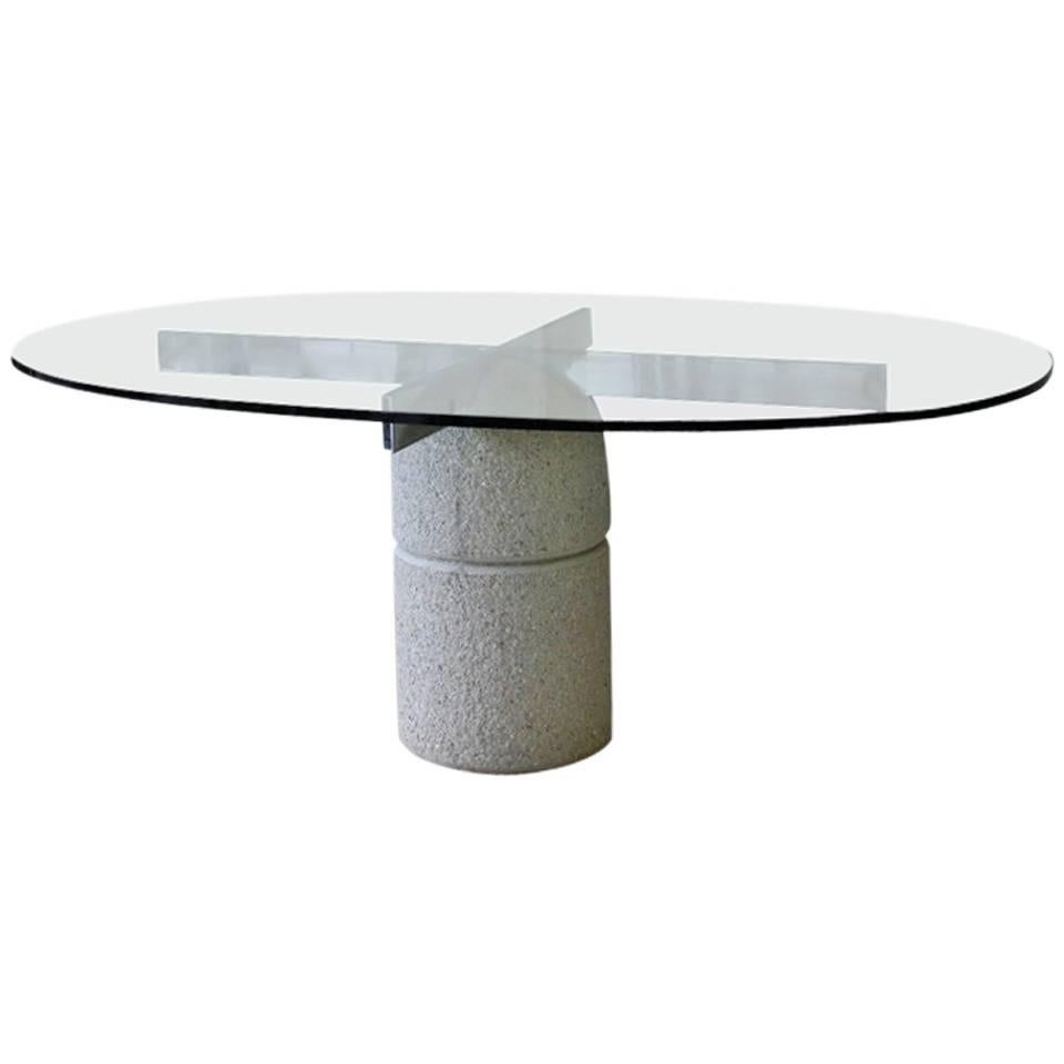 Concrete Base Table - 30 For Sale on 1stDibs