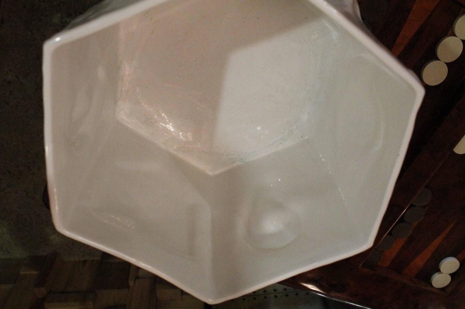 Italian Taste Setter Sigma Face Pottery Head Feet Ceramic Foot Vase ...