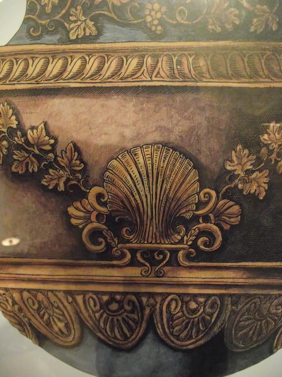 Neoclassic Urn Print in Oil Painting Frame For Sale at 1stDibs